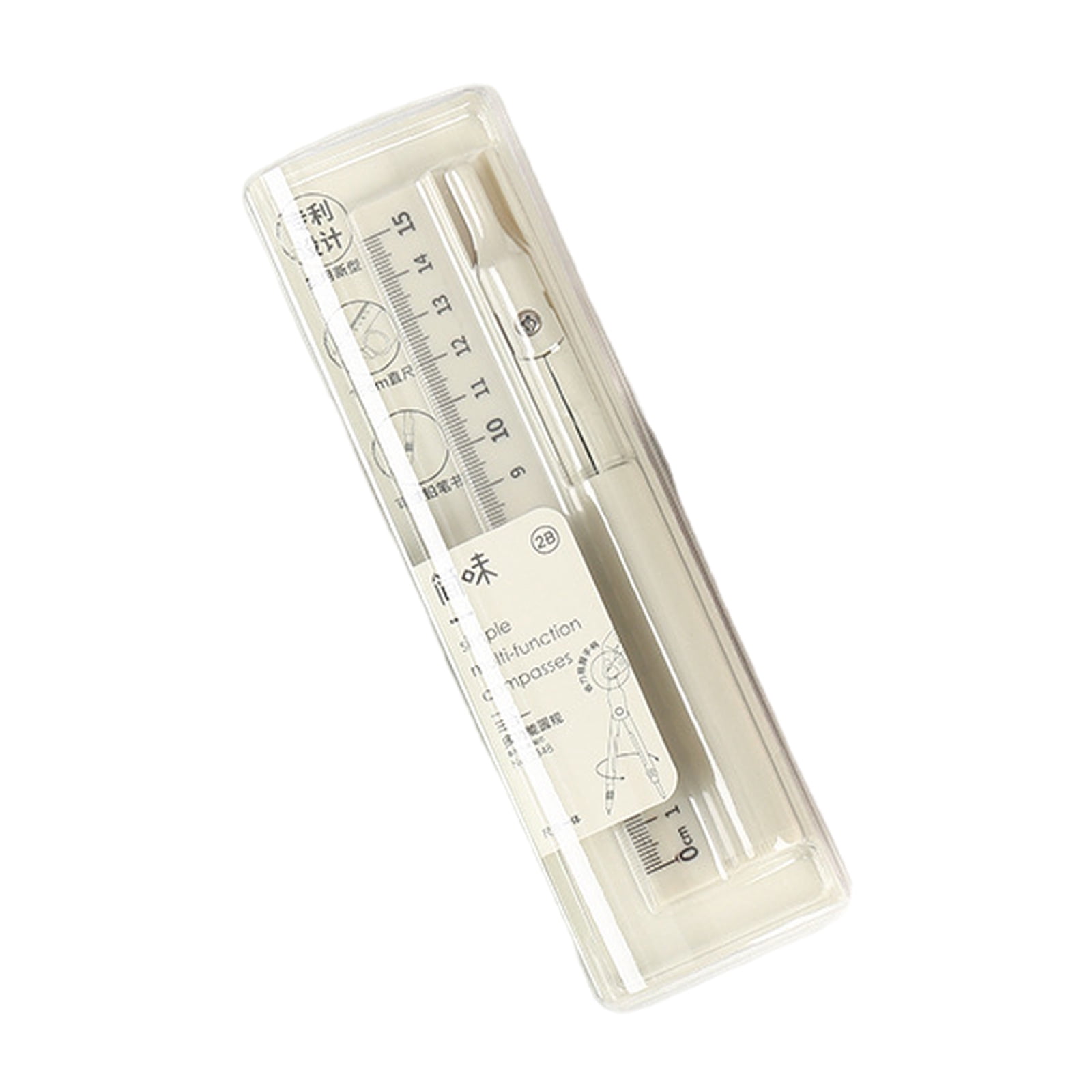 3 In 1 Multifunctional Compasses Ruler and Pencil Multitool For ...