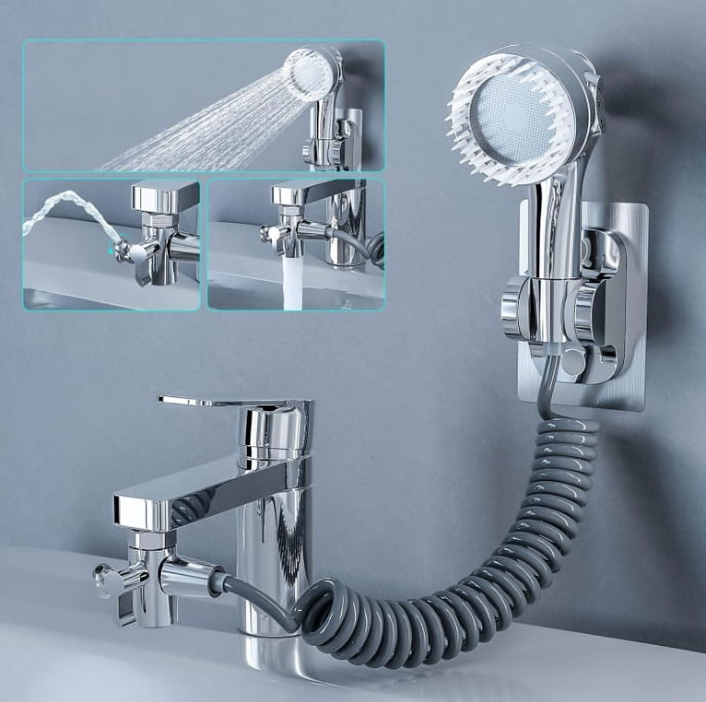 laimis 3-In-1 Multifunctional Faucet, 360Â° Rotating Faucet with ...