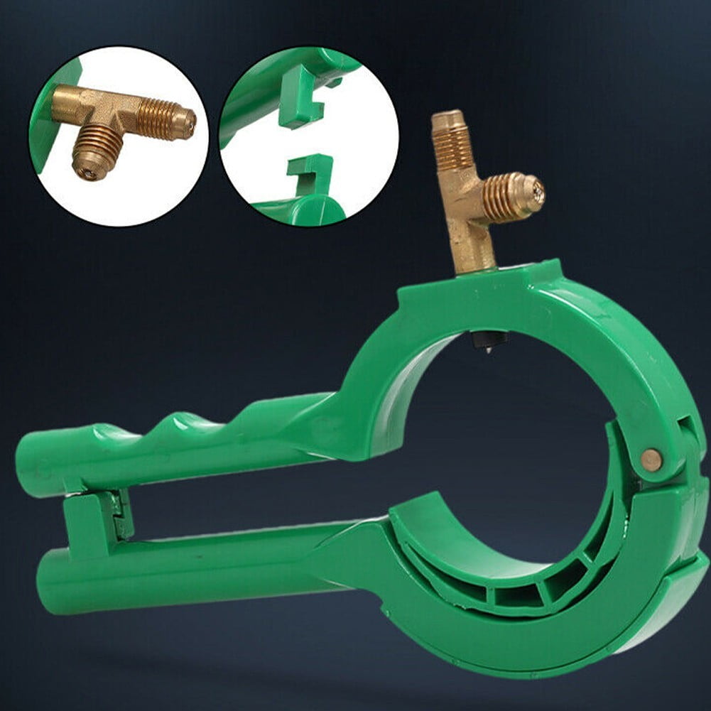 Side Can Tap 3-in-1 Side Can Tap 1pcs Green Valve Side Mount For Car AC ...