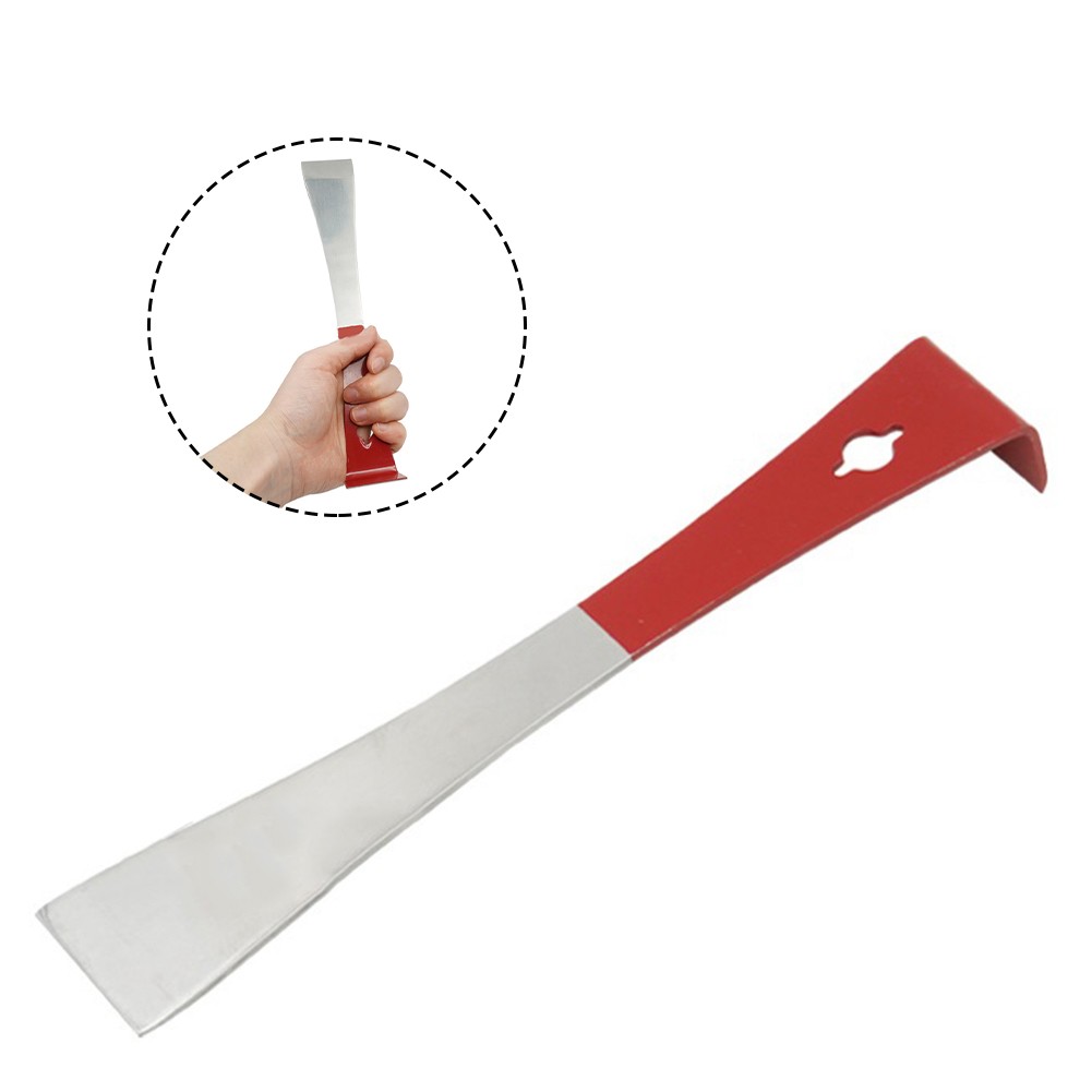 3 In 1 Scraper Stainless Steel Crowbar Staple Remover Woodworking Hand ...