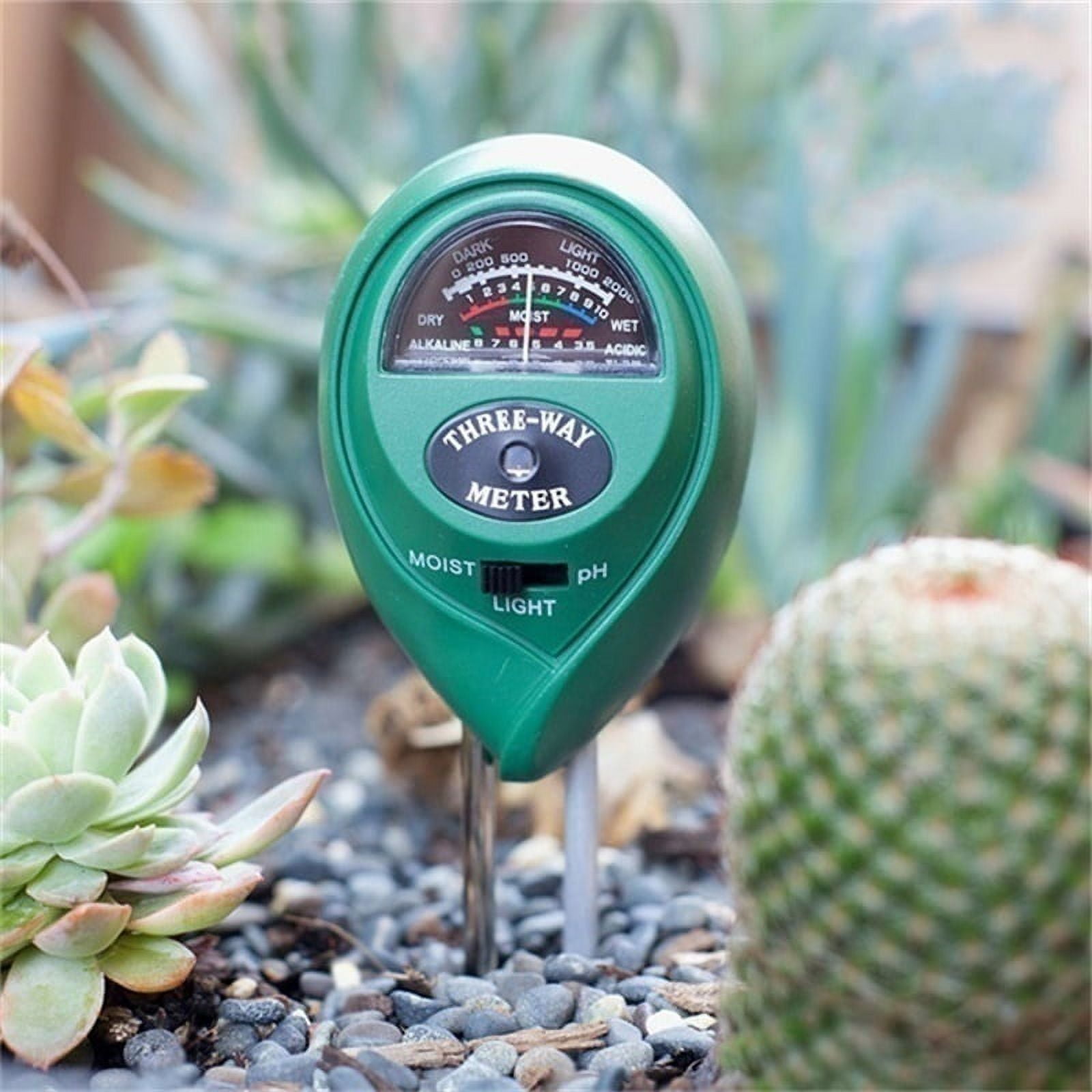 3-In-1 Soil Moisture Light Humidity Ph Meter Garden Soil Tester Meter ...