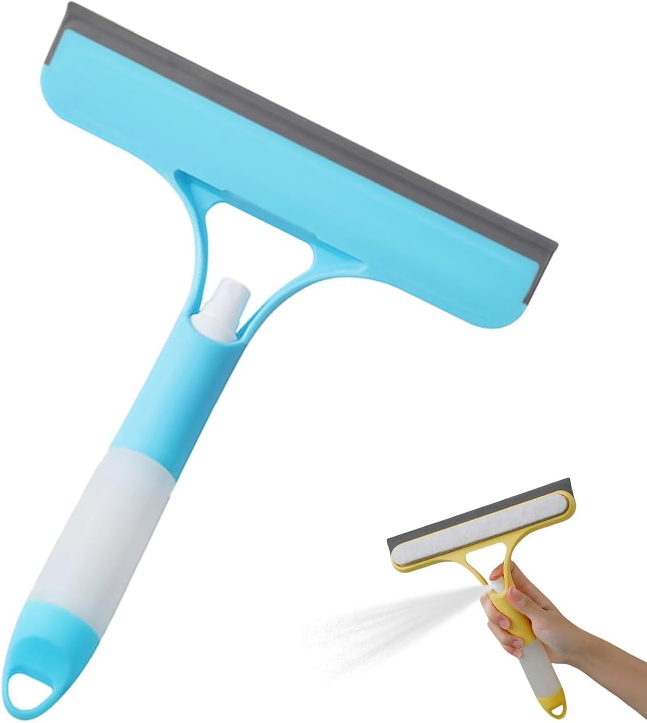 3 In 1 Spray Window Squeegee Cleaner Scraper, Spray Squeegee for Glass ...