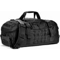 3 In 1 Travel Duffle Bag Black Large (85L) Weekender Gym Workout ...