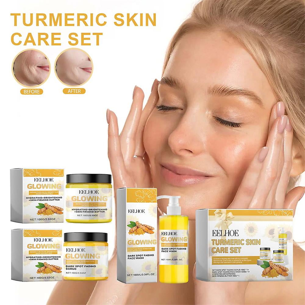 3 In 1 Turmeric Combo Skincare Set, Glow Butter And Turmeric Glow Face ...