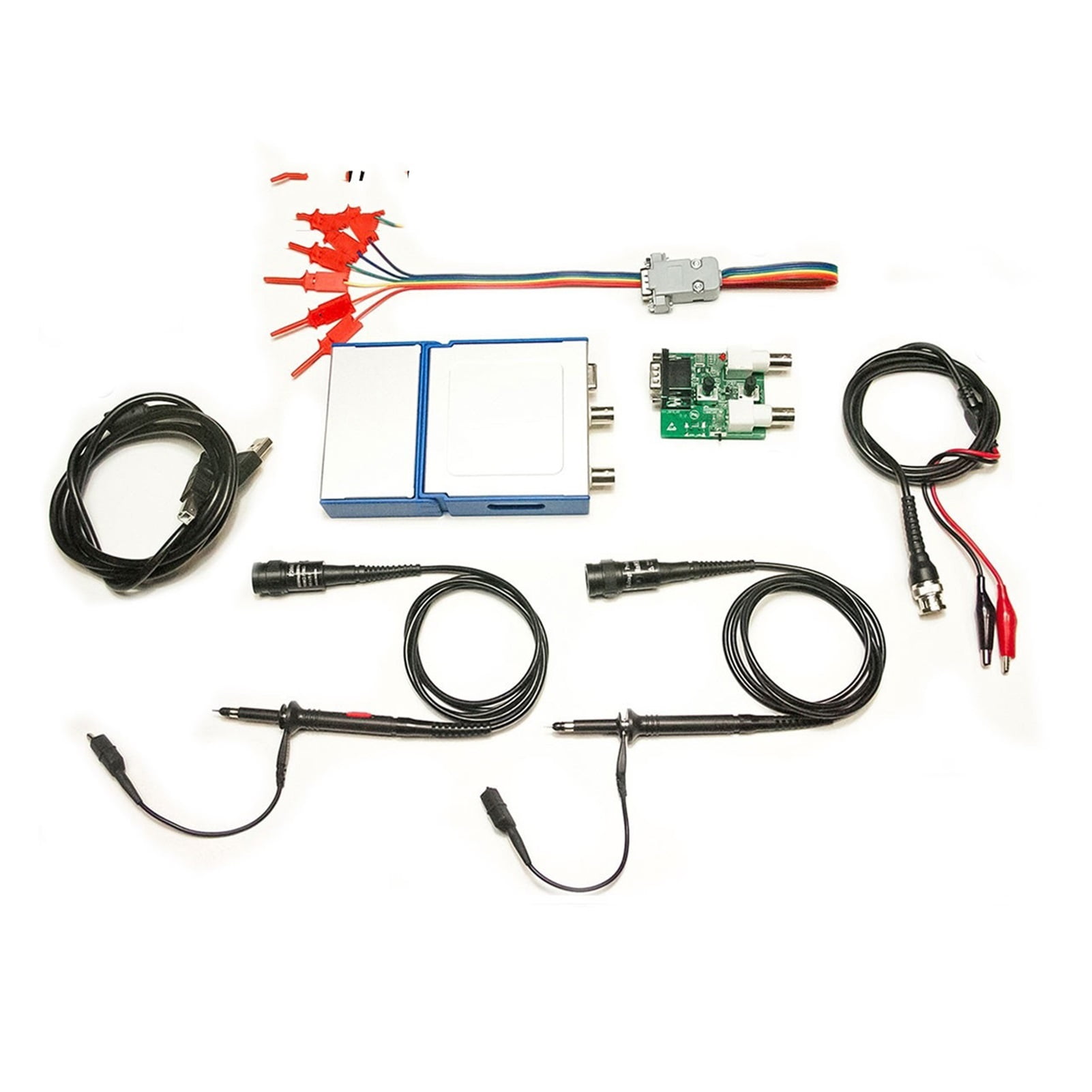 3 In 1 USB PC Virtual Digital Oscilloscope 2CH 20M Bandwidth 50MSa/s ...