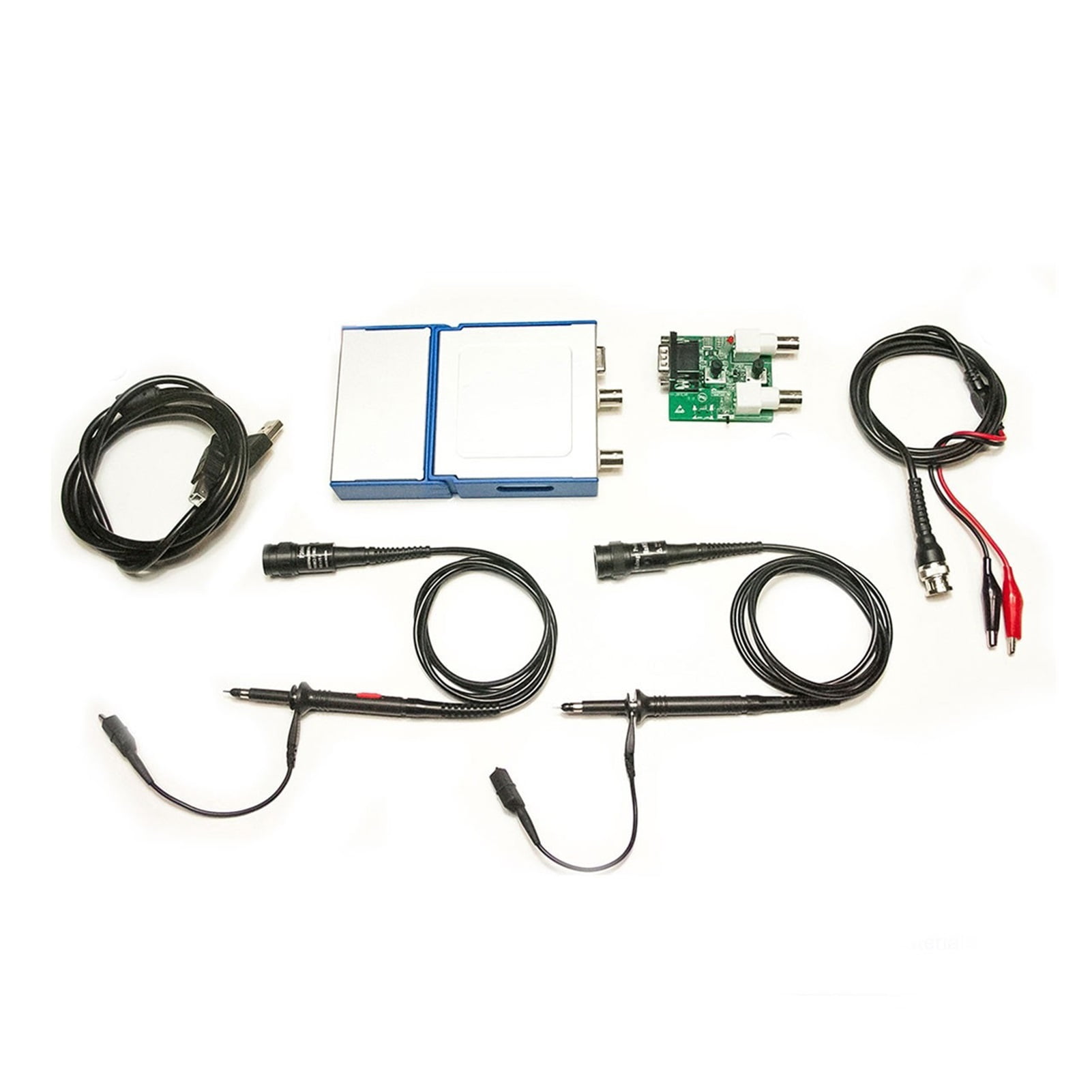 3 In 1 USB PC Virtual Digital Oscilloscope 2CH 20M Bandwidth 50MSa/s + 13MHz Signal Generator ...