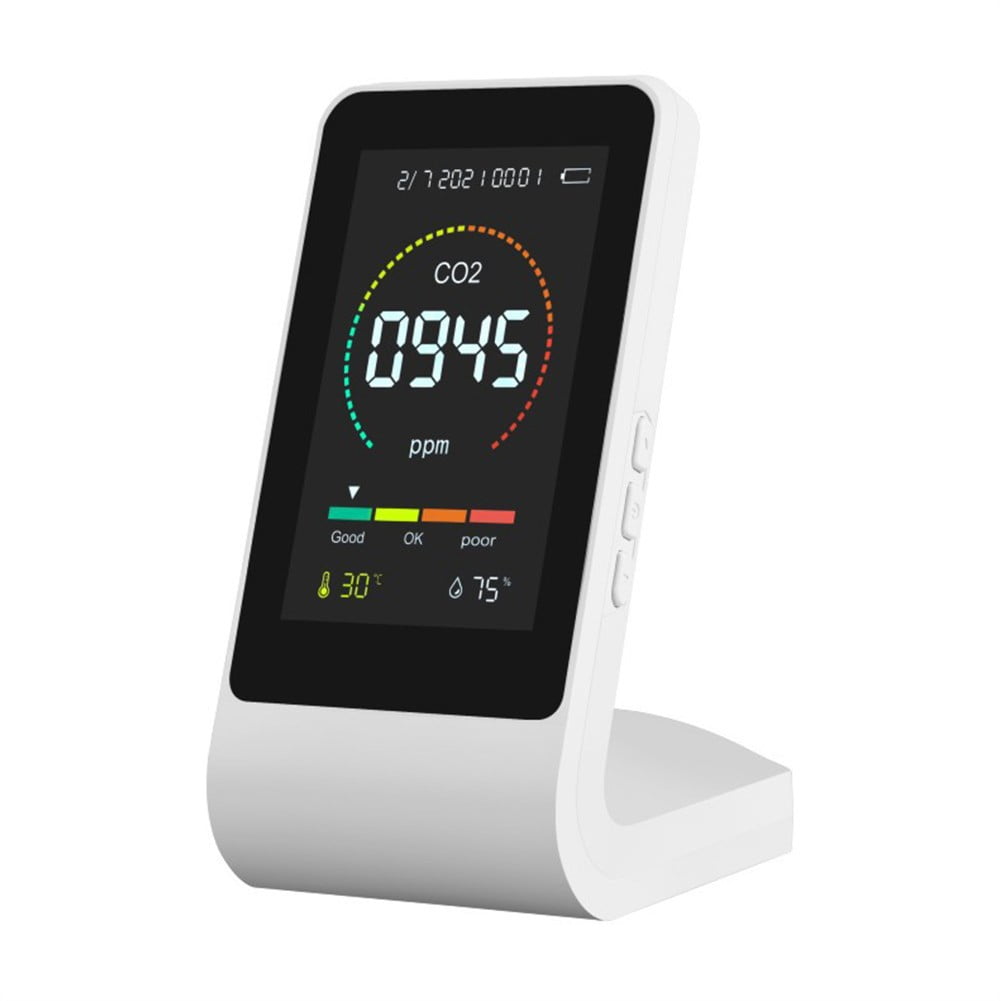 3 In1 Air Quality Monitor Meter Digital Temperature Humidity Sensor ...