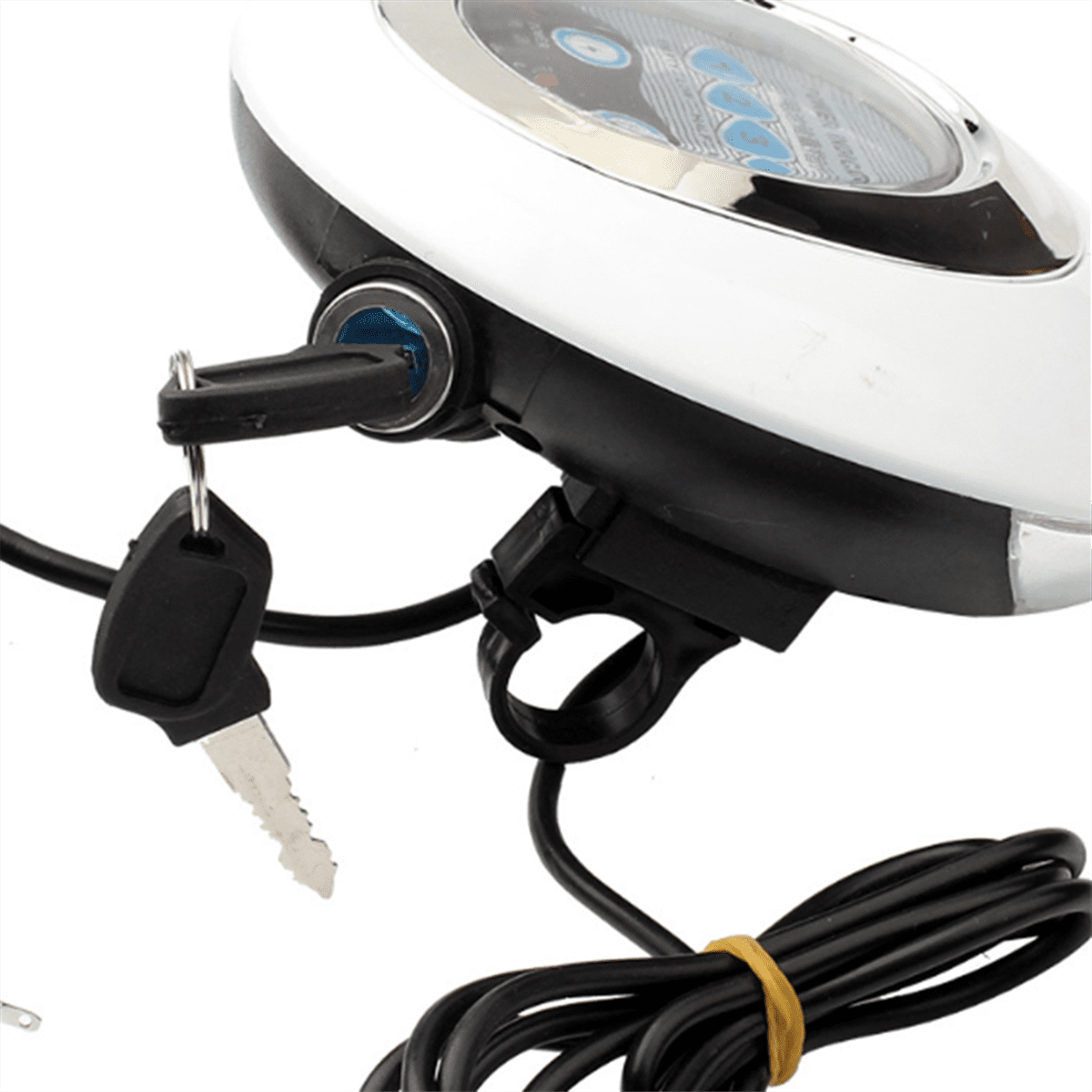 3 In1 LED Headlight Electric Bike Scooter Frontlight Light Horn Lock ...