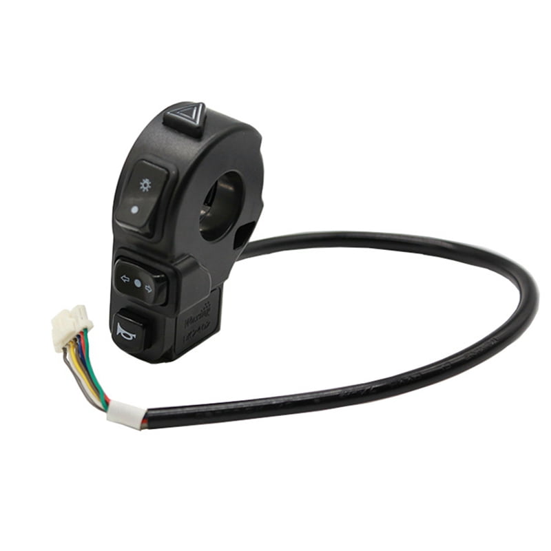 3 In1 Motorcycle Switch ATV Quad Headlights Turn Signal Horn ON/ Button ...