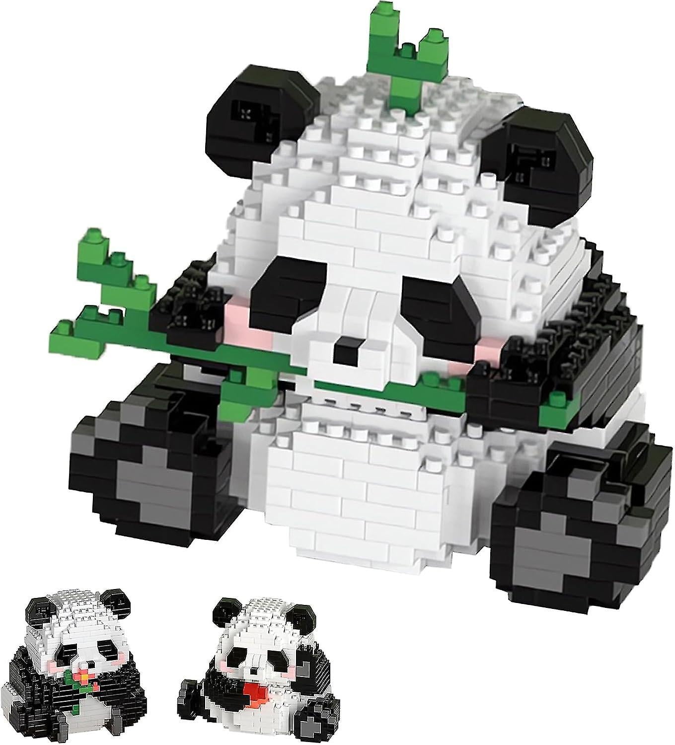 3 In1 Panda Building Blocks Building Toys Animal Bricks Building Blocks ...