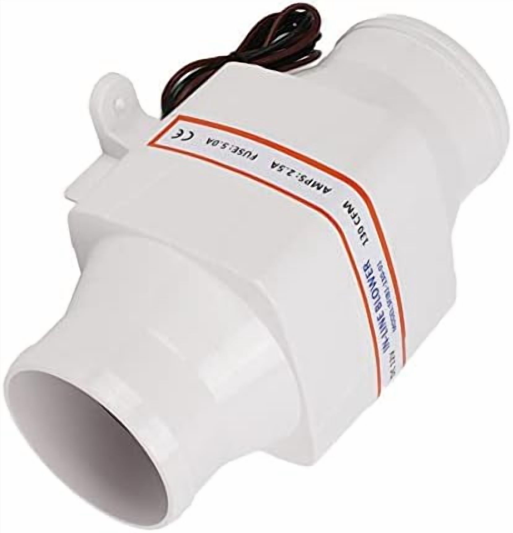 3 Inch 12V 130CFM in Line Blower Electric Marine Bilge Air Blower with ...