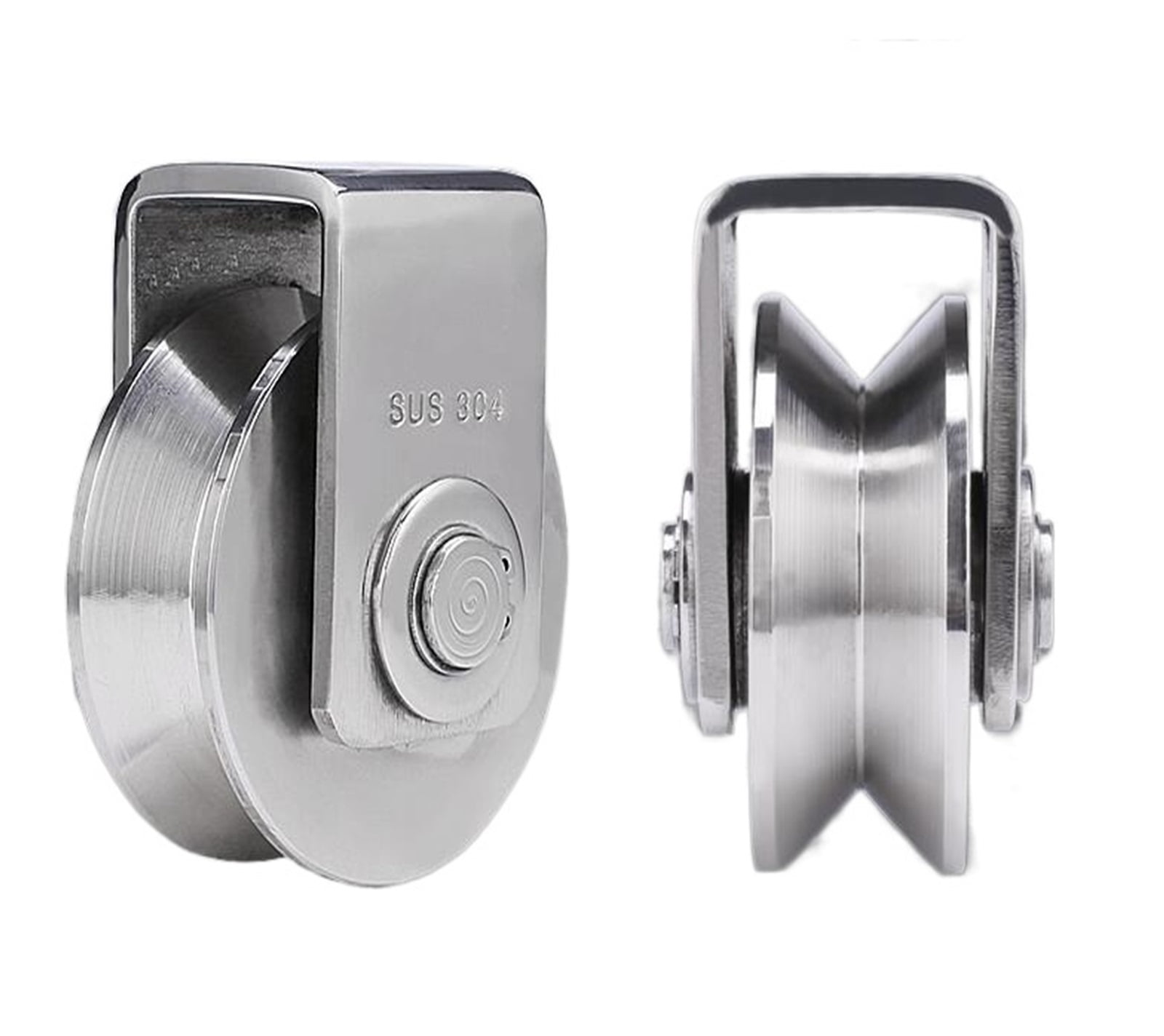 3 Inch 201 Stainless Steel Sliding Gate Motor Roller Steel V Shaped ...