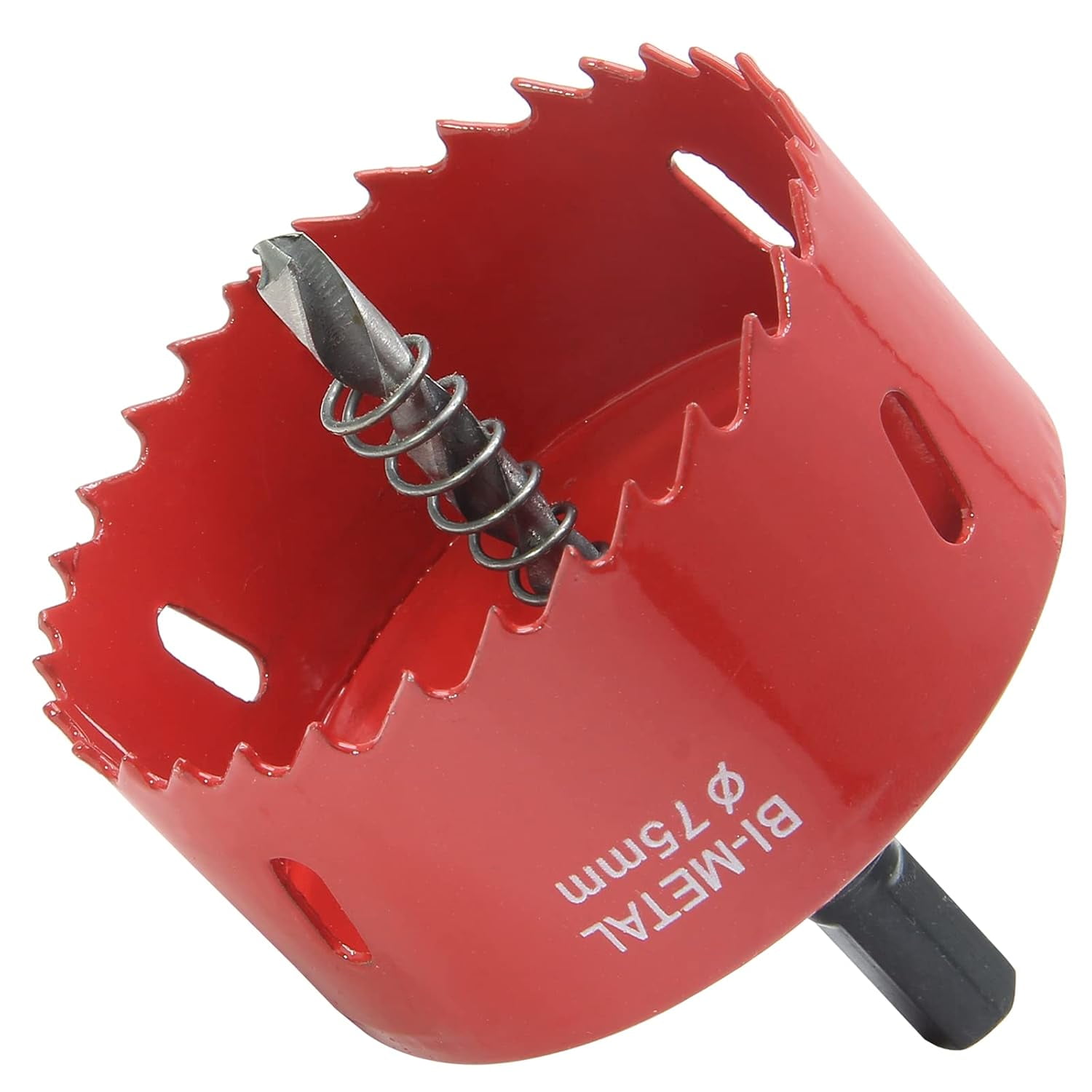 3 Inch / 75mm Hole Saw for Wood, 1.2 Inch Cutting Depth HSS BI-Metal ...