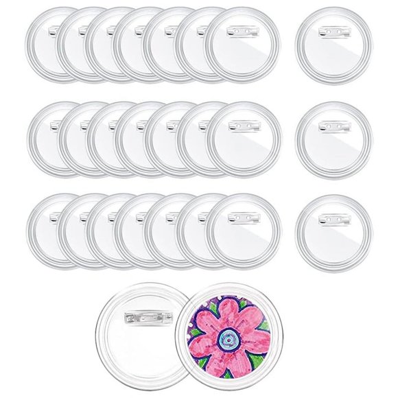 Blank Button Pins