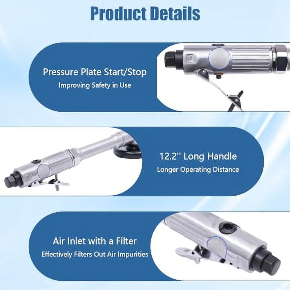 3-Inch Air Cut off Tool, Long Handle Pneumatic Cut off Tool, Speed ...