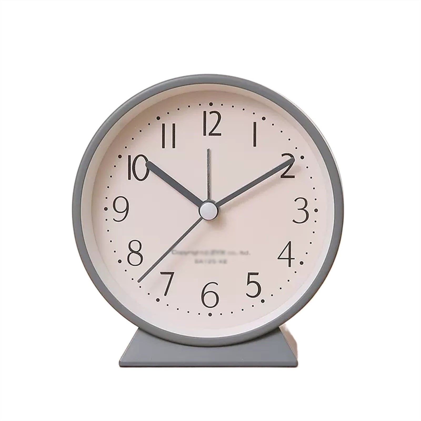 3 Inch Alarm Clock, Silent Sweep Movement, Night Light, Battery ...