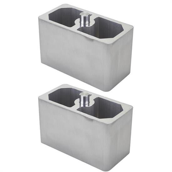 3 Inch Aluminum Extruded Leaf Spring Lowering Blocks - 2 Pack - Walmart.com