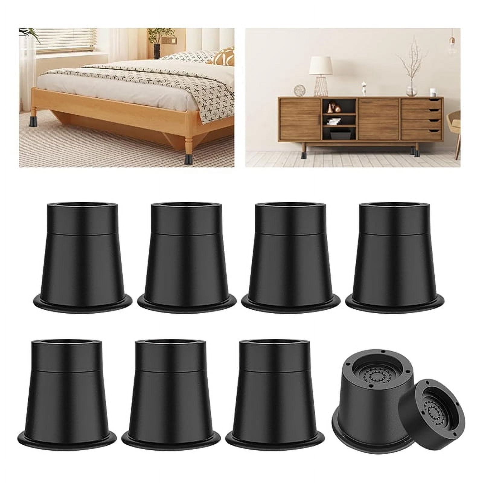 3 Inch Bed Risers Heavy Duty Furniture Riser, Bed Lifts Risers, Bed ...