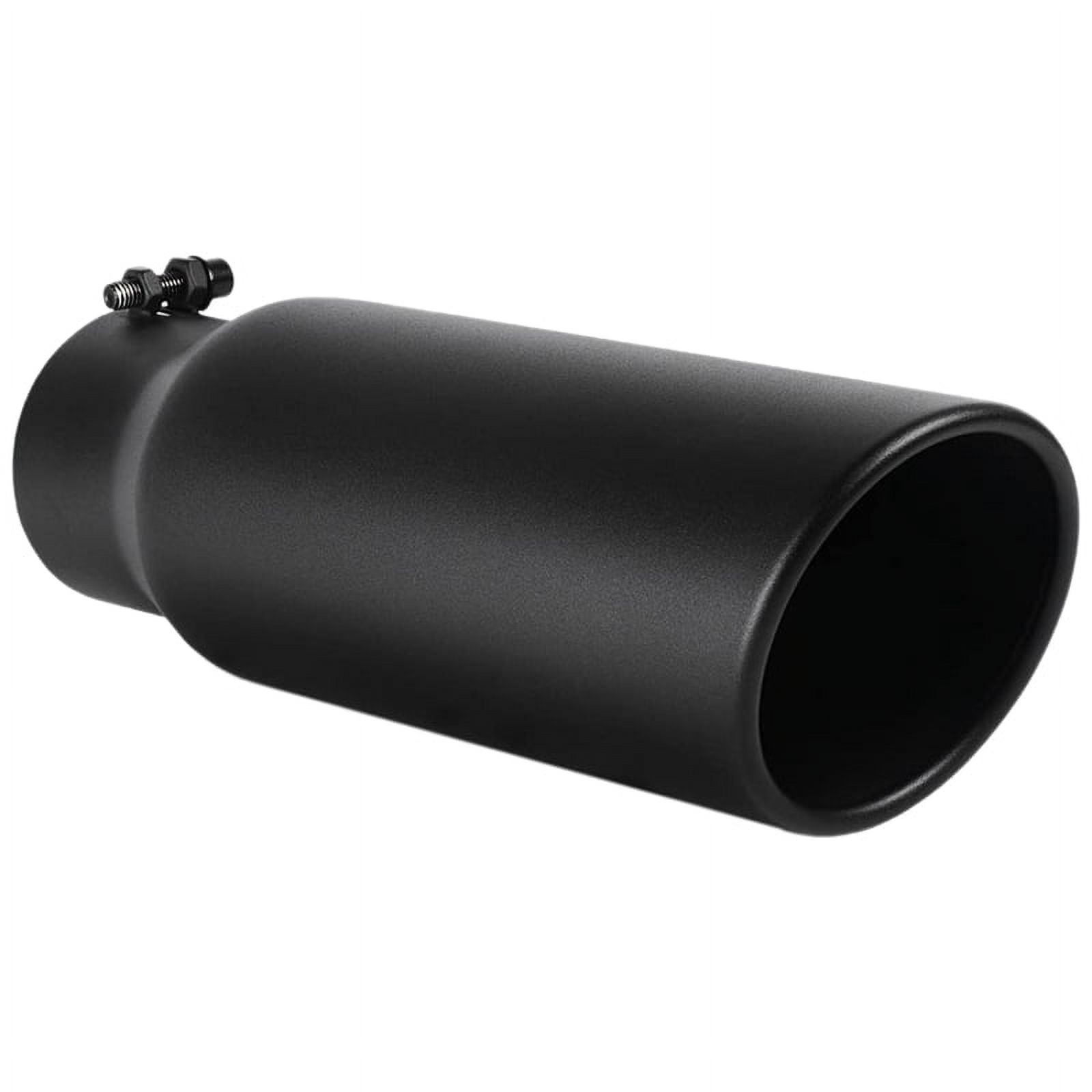 3 Inch Black Exhaust Tip, Inside Diameter Tailpipe Tip for Truck, x 4 ...