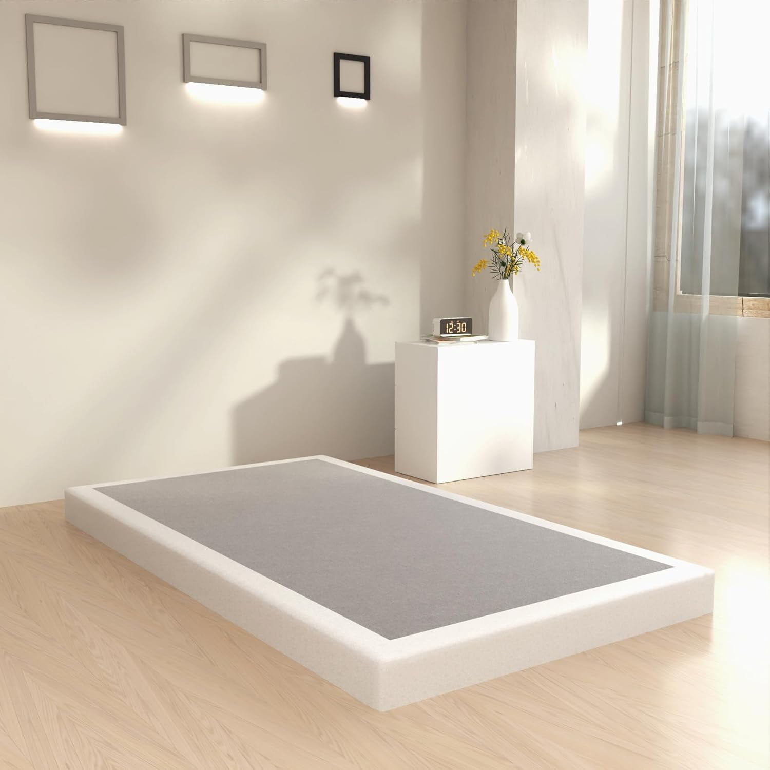 3 Inch Box Spring Twin, Low Profile Box Spring Twin Size, Metal Bed ...