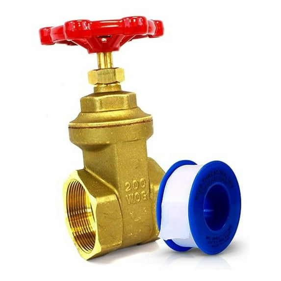 3 Inch Brass Gate Valve - Potable Water, Oil & Gas - Non-Rising Stem ...