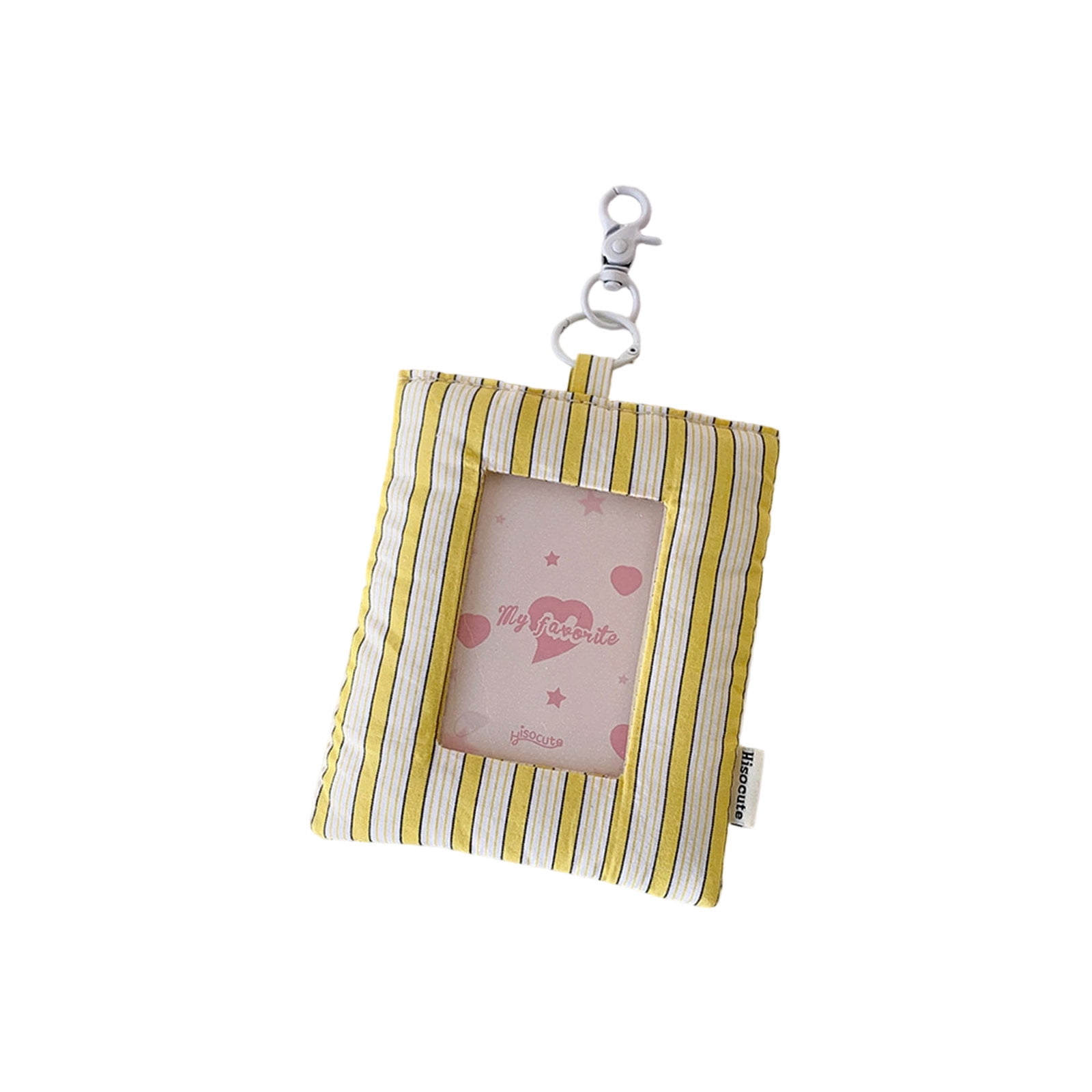 3 Inch Card Protector Sleeve With Keychain Hook For Student Photos ...