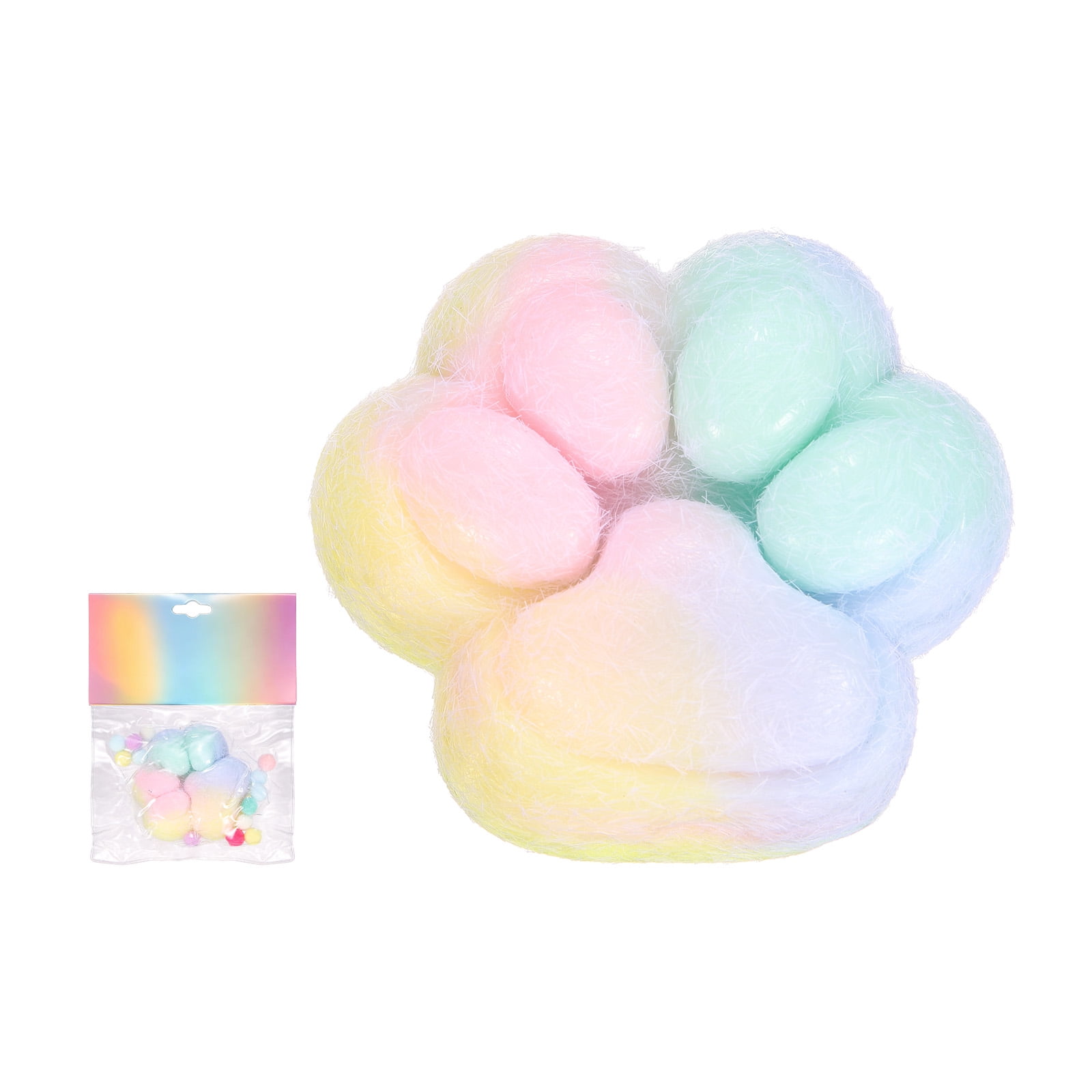 3 Inch Cat Paw Squeeze Toy, Cute Cat Paw Sensory Toy Soft Funny Fidget ...