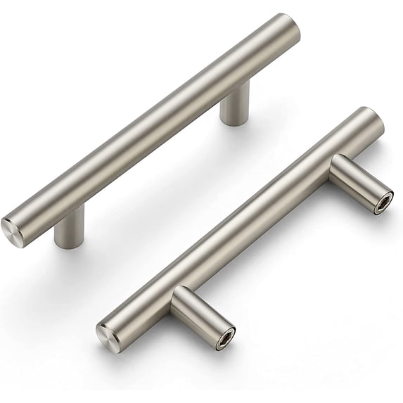 3 Inch Center to Center Cabinet Pulls, Brushed Satin Nickel Stainless ...