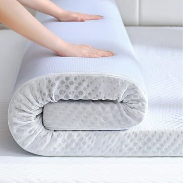 CHUN YI 4 Inch Memory Foam Mattress Topper Twin Size, Gel Infused ...
