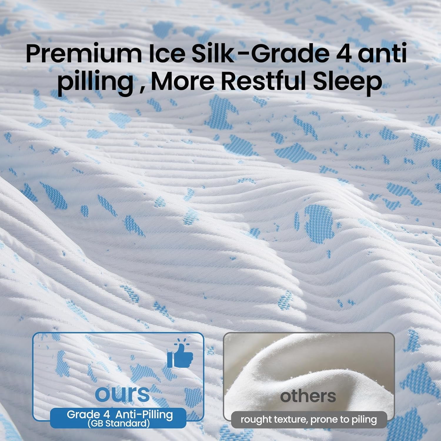 3 Inch Cooling King Size Gel Memory Foam Mattress Topper Pad - Walmart.com