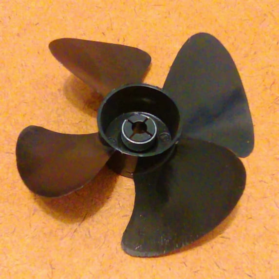 3 Inch Diameter Plastic Fan Blade/Propeller. 3/16 Inch Bore. Cw ...