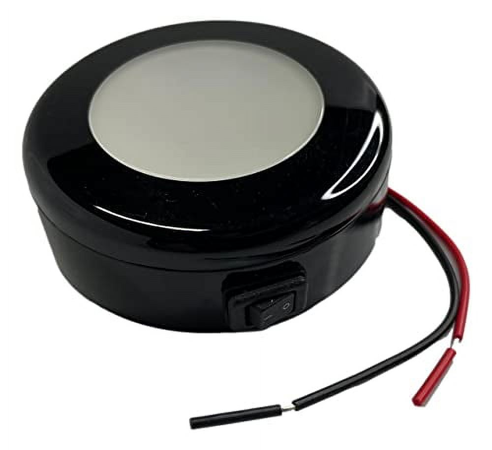 3 Inch Dome LED Light with Switch - 12VDC, Bright 210 Lumen task ...
