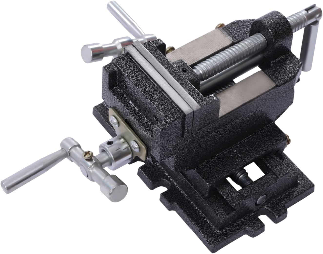 3-Inch Drill Press X-Y Compound Vise, 2 Way Heavy Duty Cross Slide Vise ...