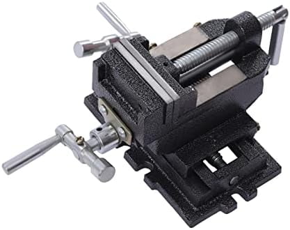 3-Inch Drill Press X-Y Compound Vise, 2 Way Heavy Duty Slide Vise Clamp ...