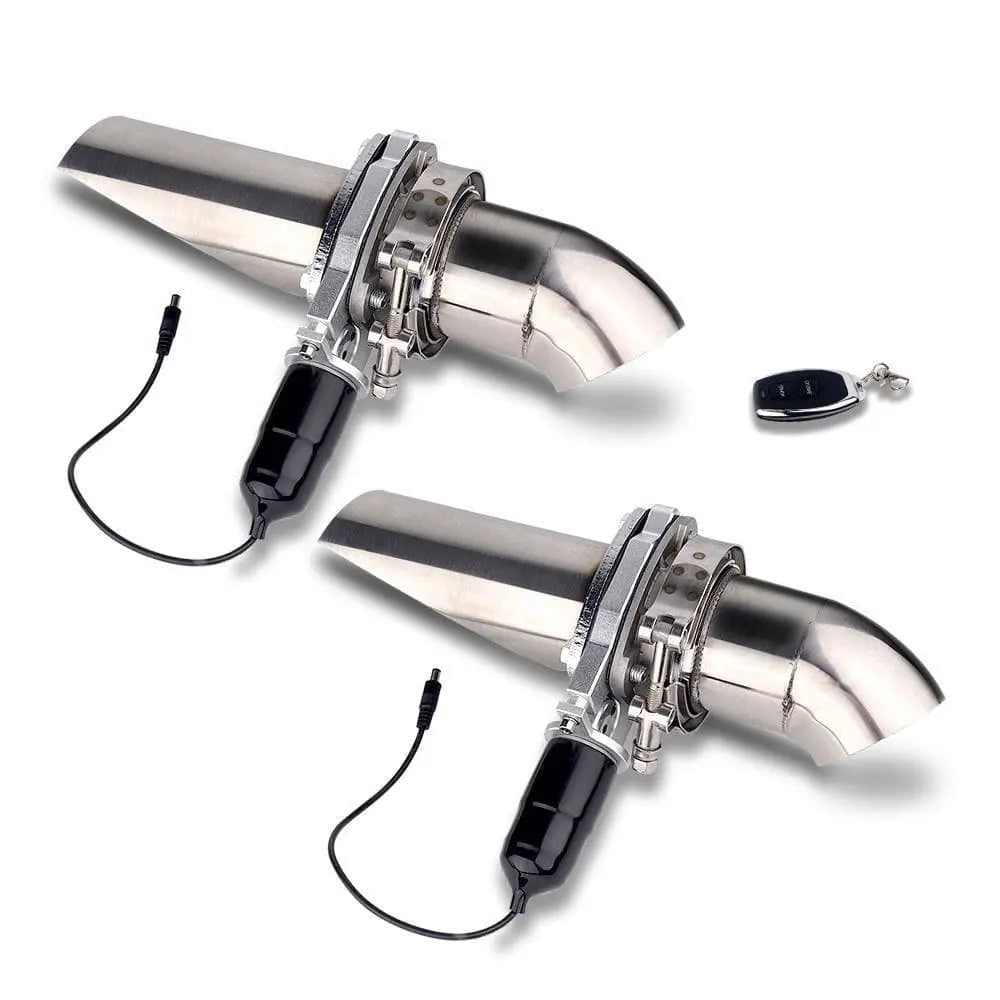 3 Inch Dual Electric Exhaust Cutout Valve Remote Switch - Walmart.com