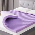3 Inch Egg Crate Memory Foam Mattress Topper Full Size, Soft Mattress ...