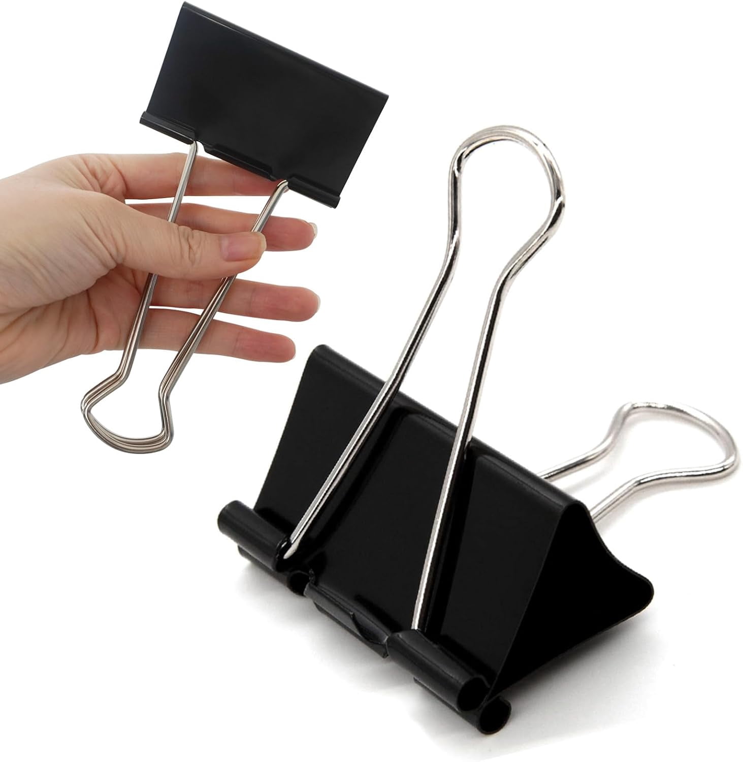 3 Inch Extra Large Jumbo Binder Clips (12 Pack), Heavy Duty Paper ...