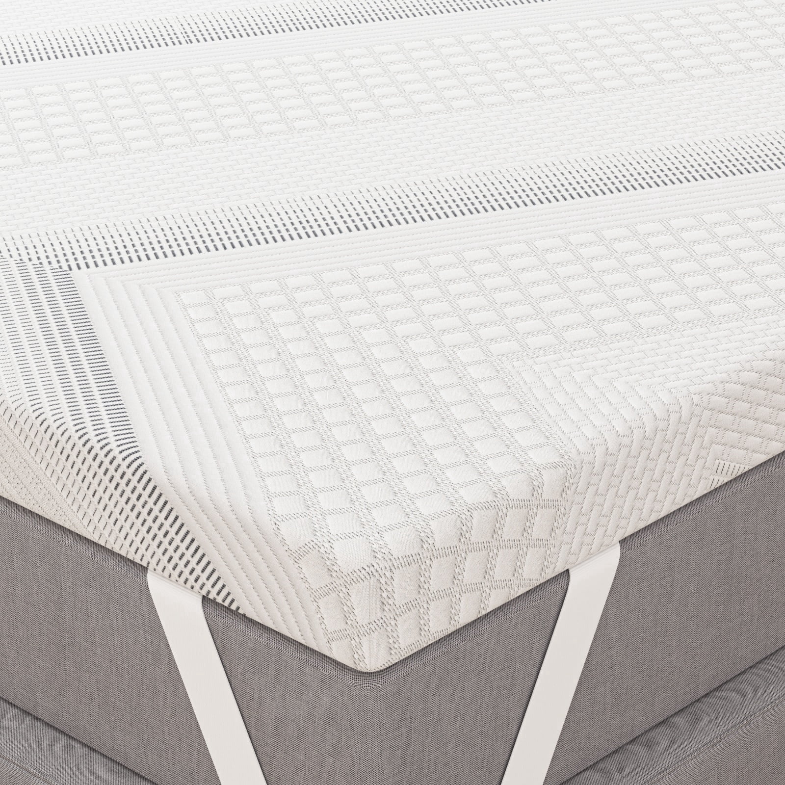3 Inch Firm Mattress Topper Queen Size, Memory Foam Bed Topper with ...