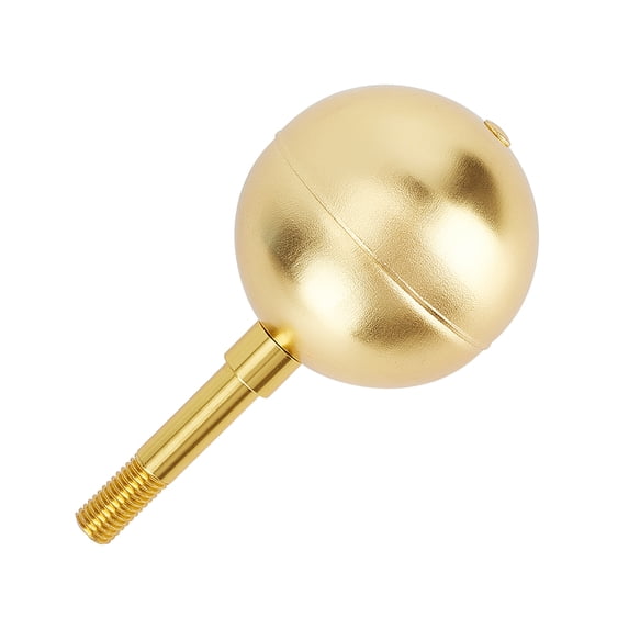 3 Inch Flagpole Ball Top Ornament Flag Pole Gold Ball Flag Pole Topper ...