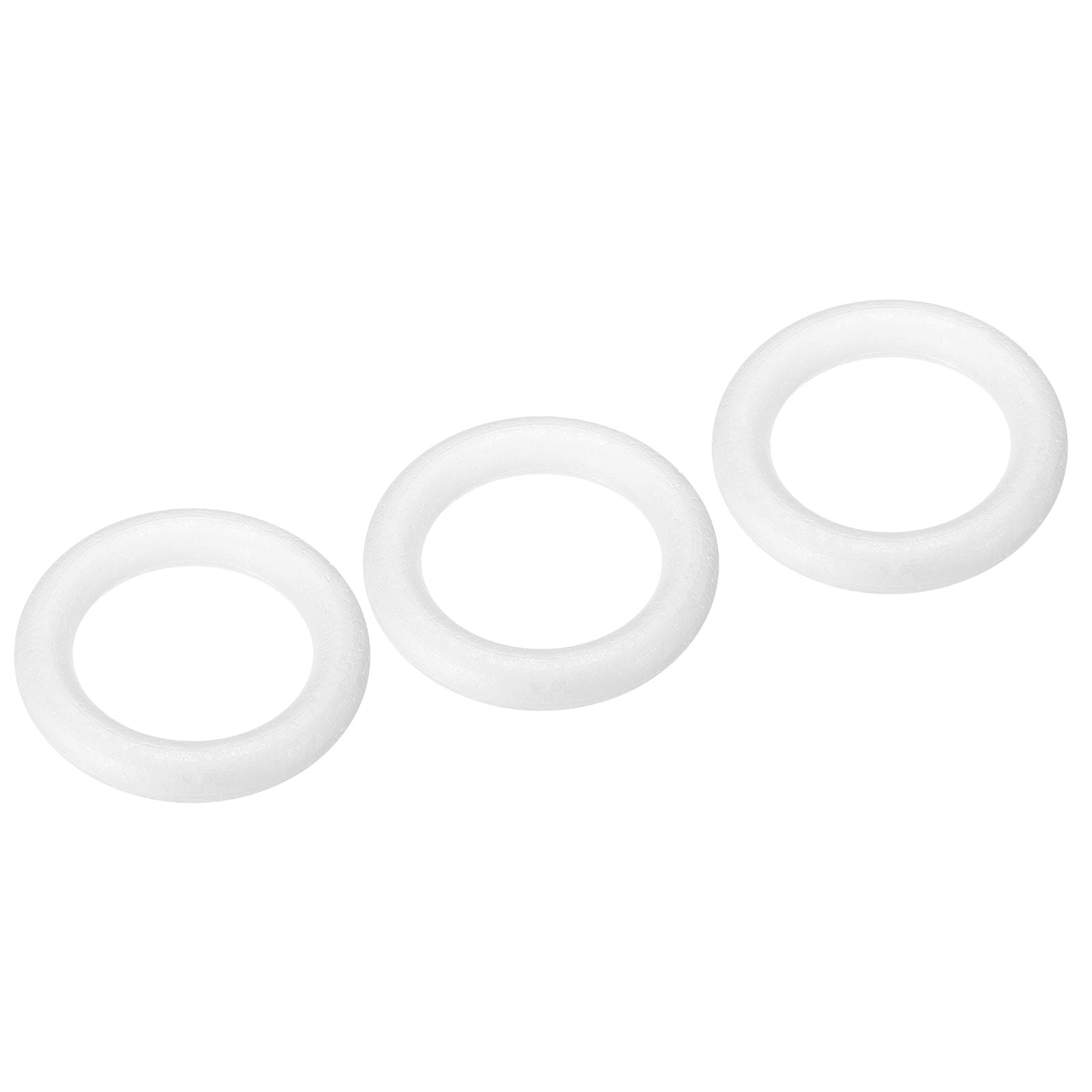 3 Inch Foam Wreath Forms Round Craft Rings for DIY Art Crafts Pack of 3 ...