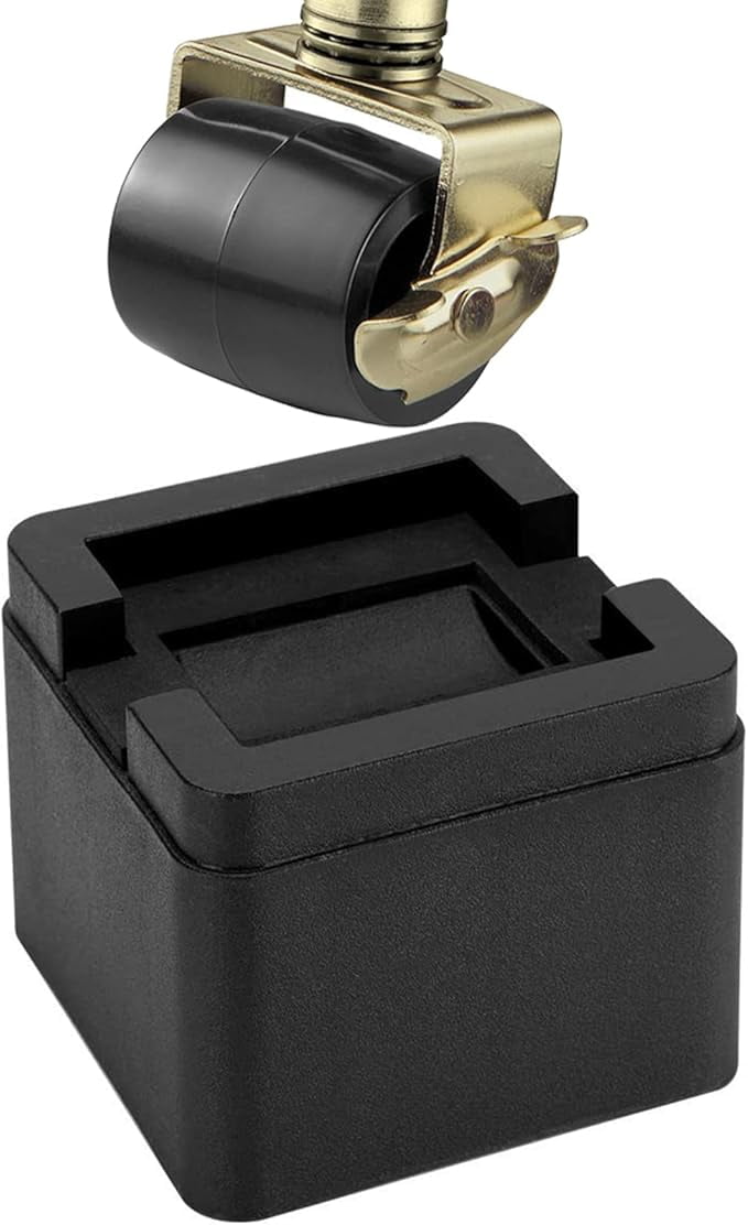 3 Inch Heavy Duty Bed Risers Adjustable Bed Lifts Fits to All Wheels of ...