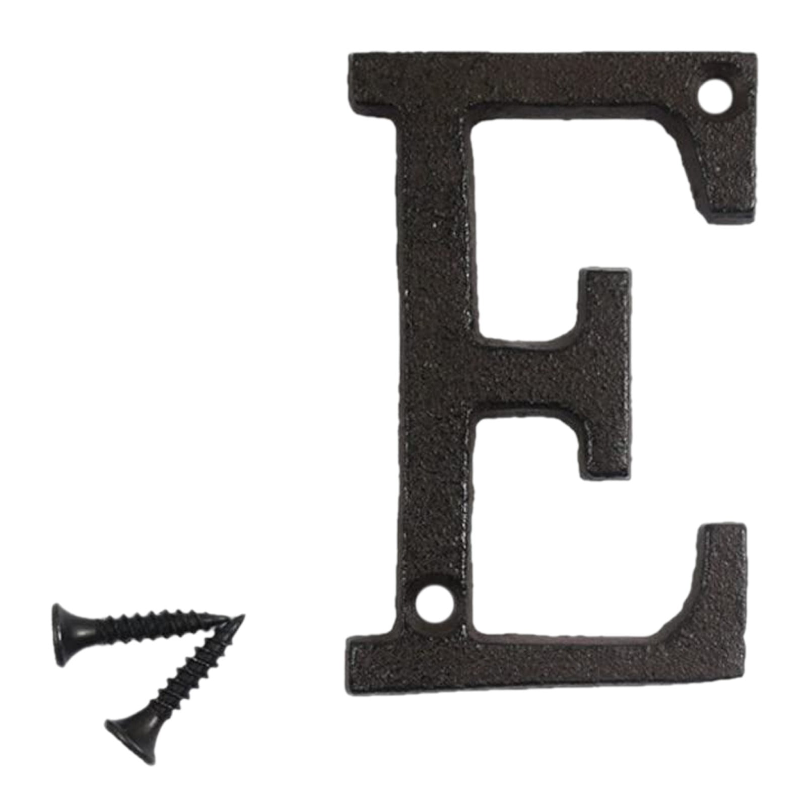 3 Inch House Letter, Address Letter for Outdoor Signs, Cast Iron Metal ...