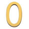 3 Inch House Numbers 3D Number Mirror Wall Stickers Self-Adhesive for ...