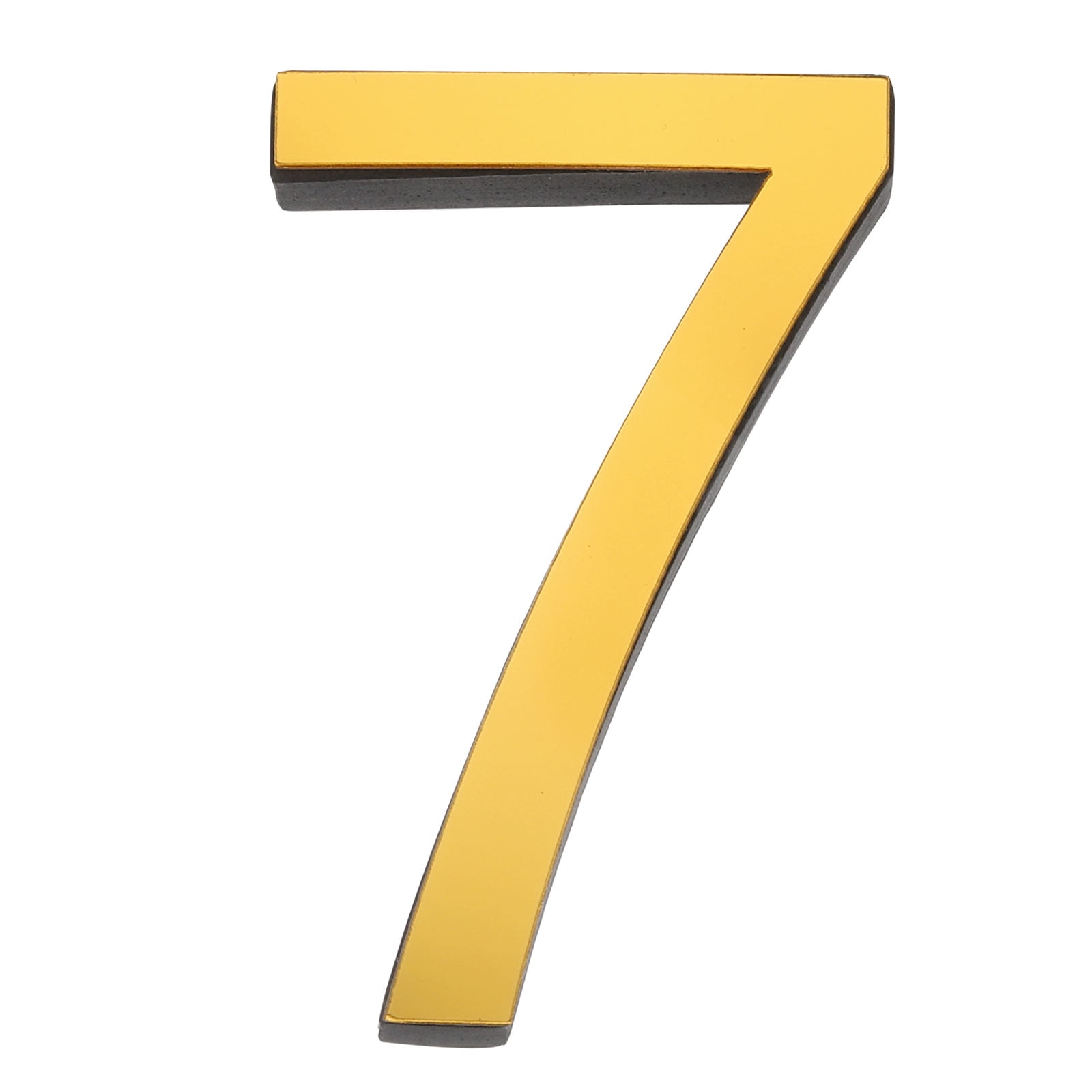 3 Inch House Numbers 3D Number Mirror Wall Stickers Self-Adhesive for ...