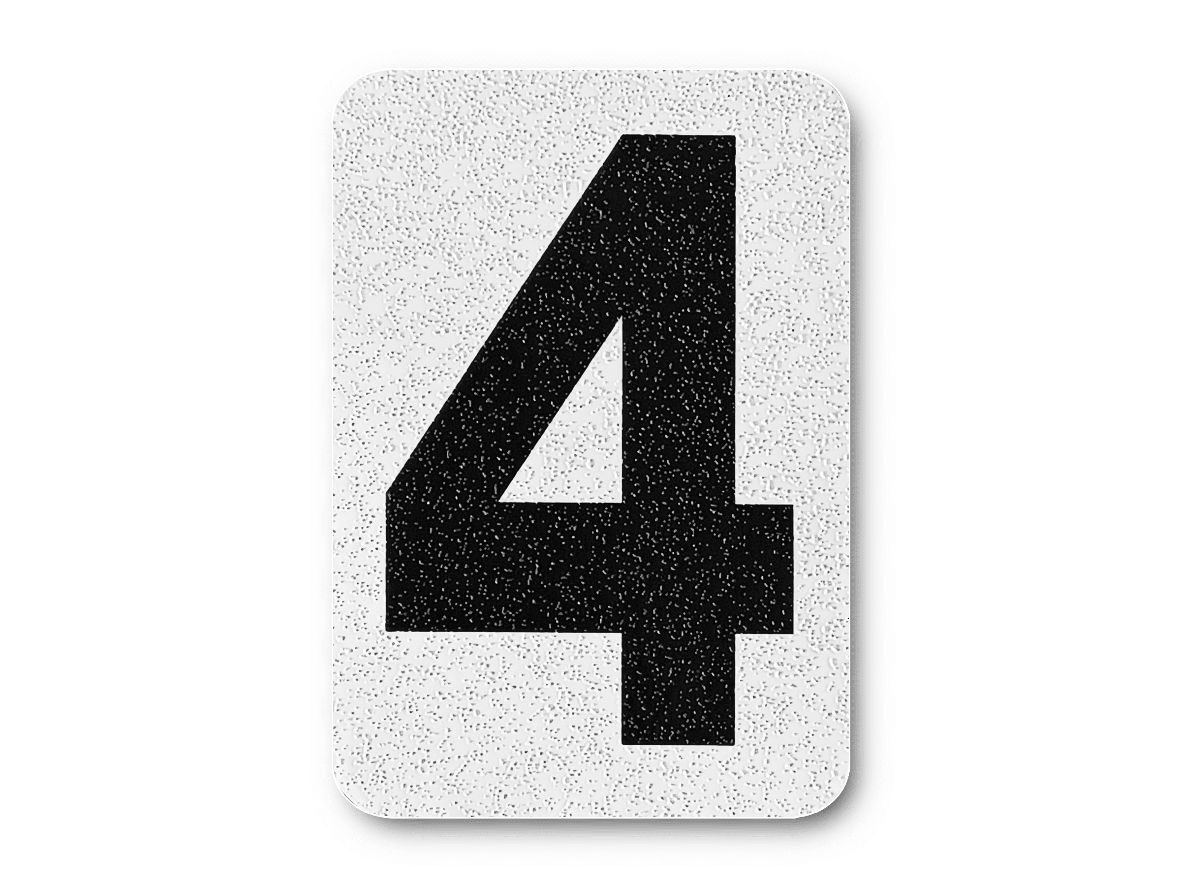 3 Inch Individual Number for Mailbox, House, Office, Apartment, Easy ...