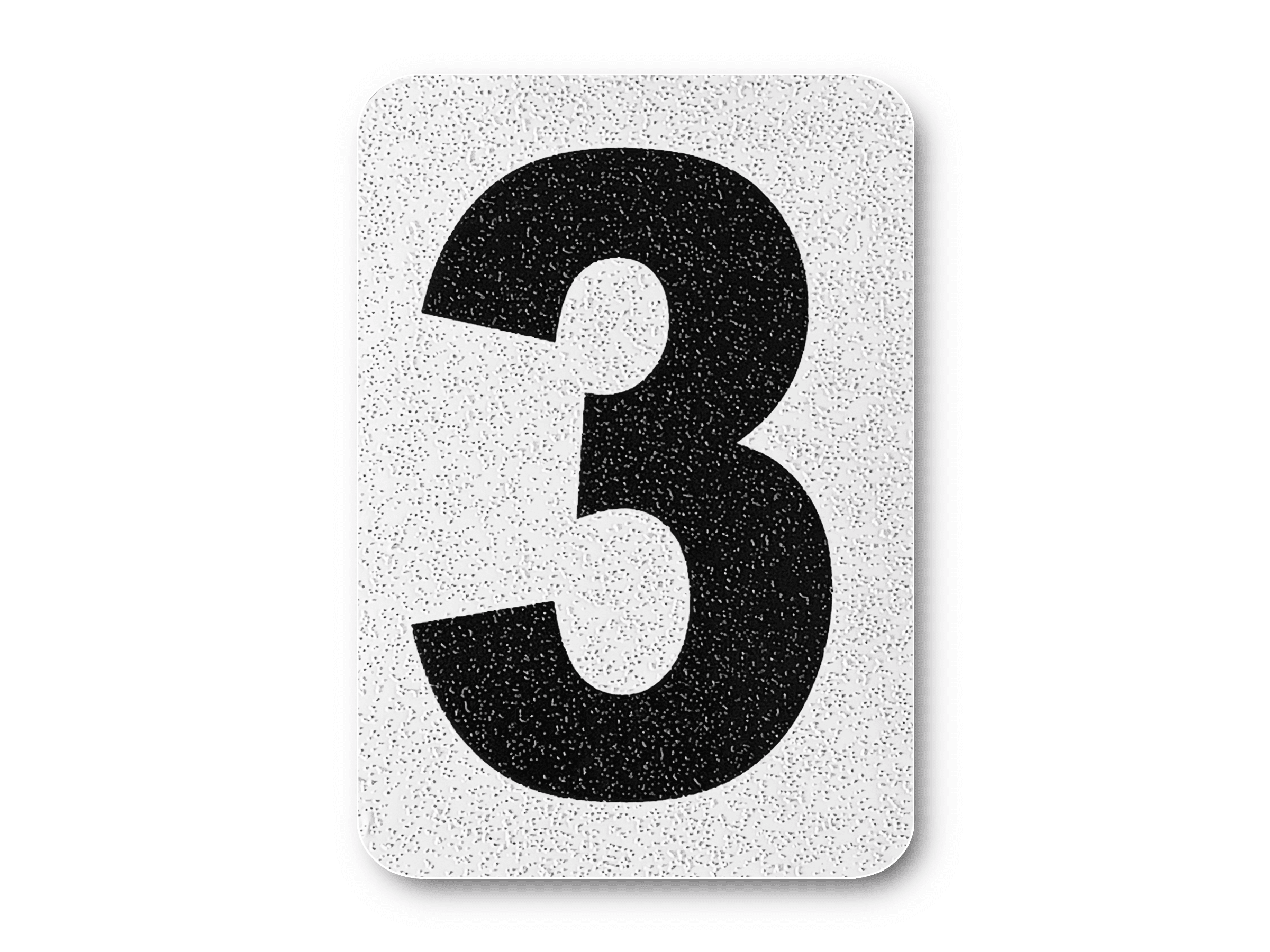 3 Inch Individual Number for Mailbox, House, Office, Apartment, Easy ...
