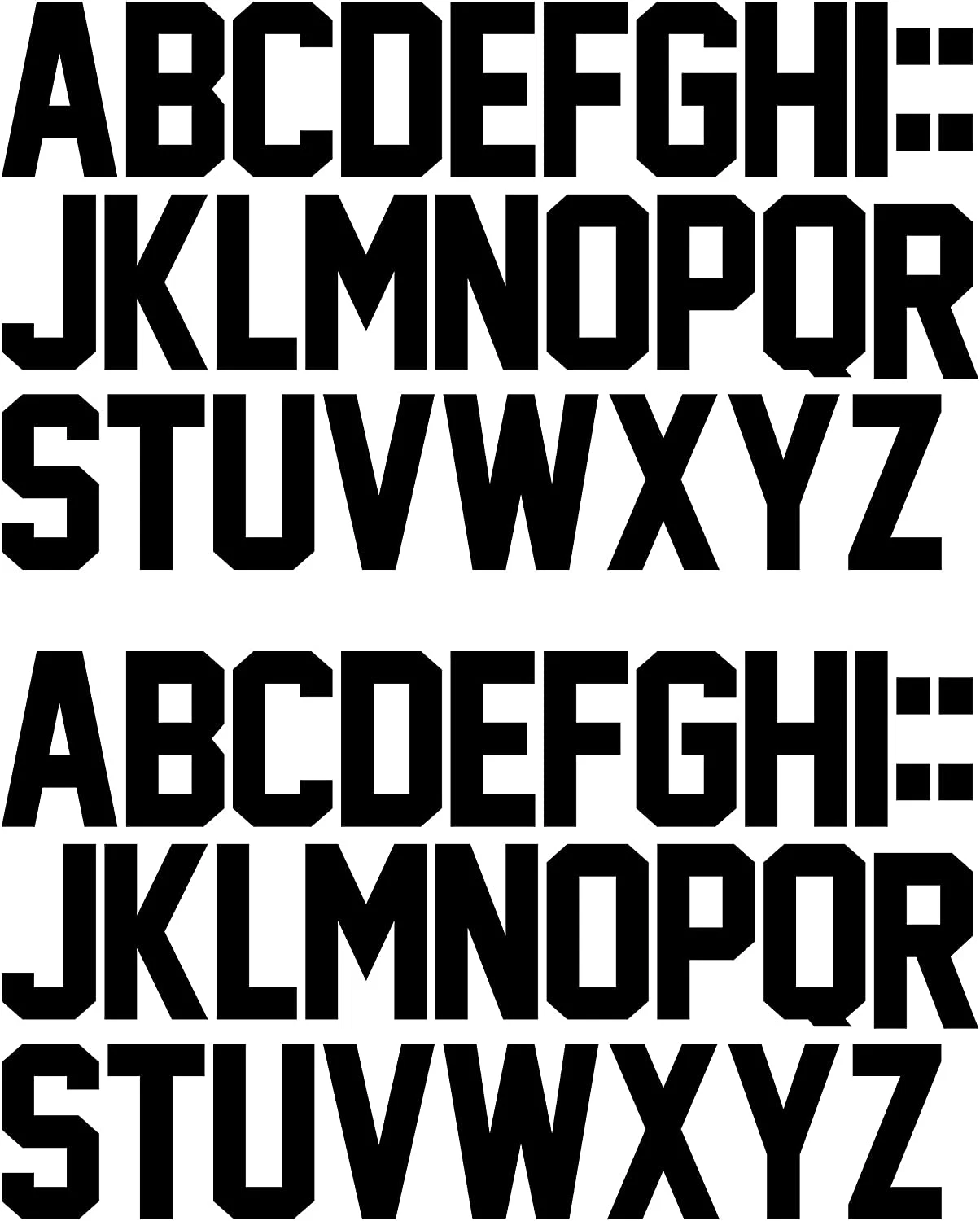 3-Inch Iron-On Letters Heat Transfer Letters Diy Letters Jersey ...