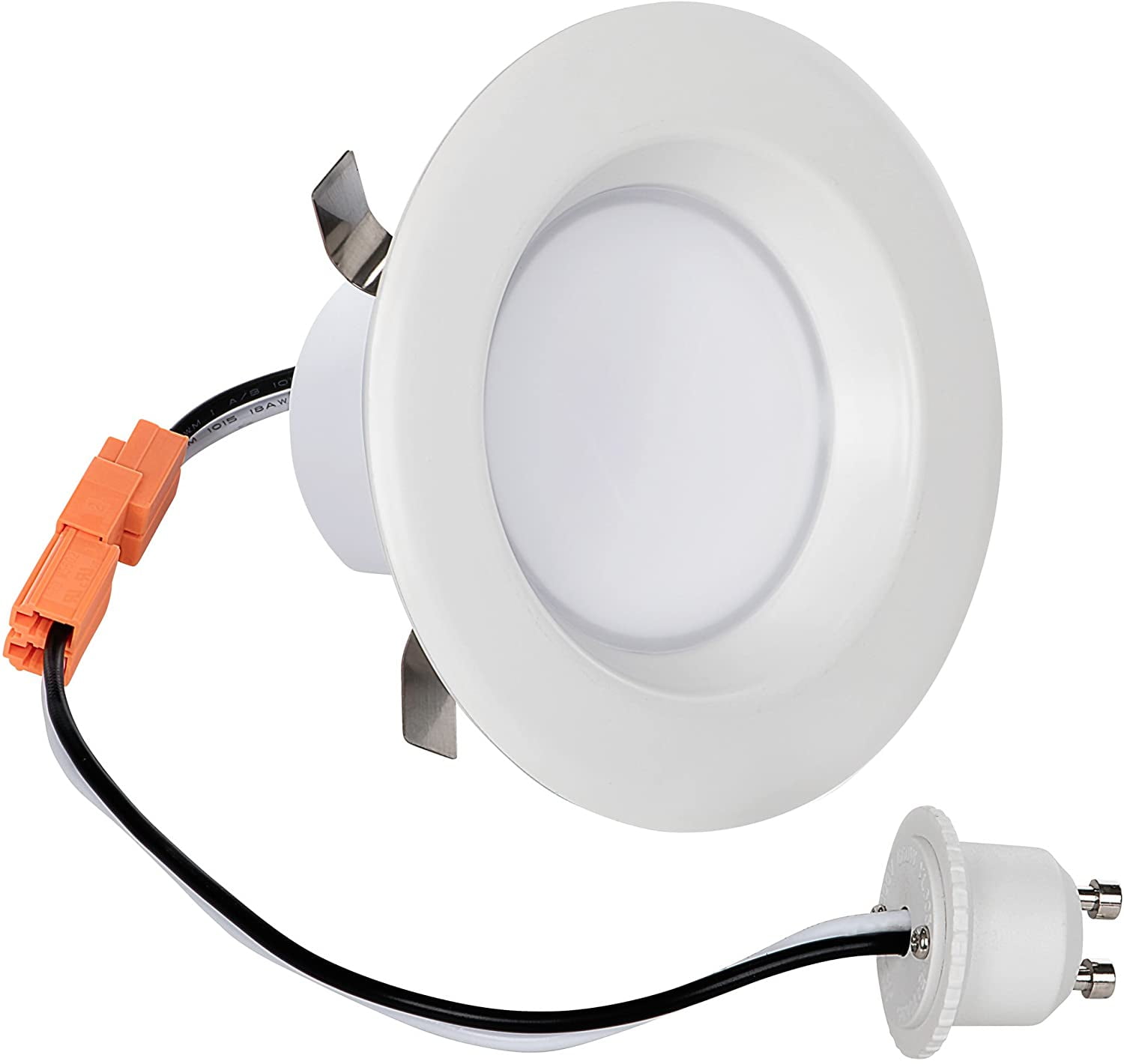 3-Inch LED Downlight Retrofit, GU10 Base, 8-Watt (50W) Cool White 4000K ...