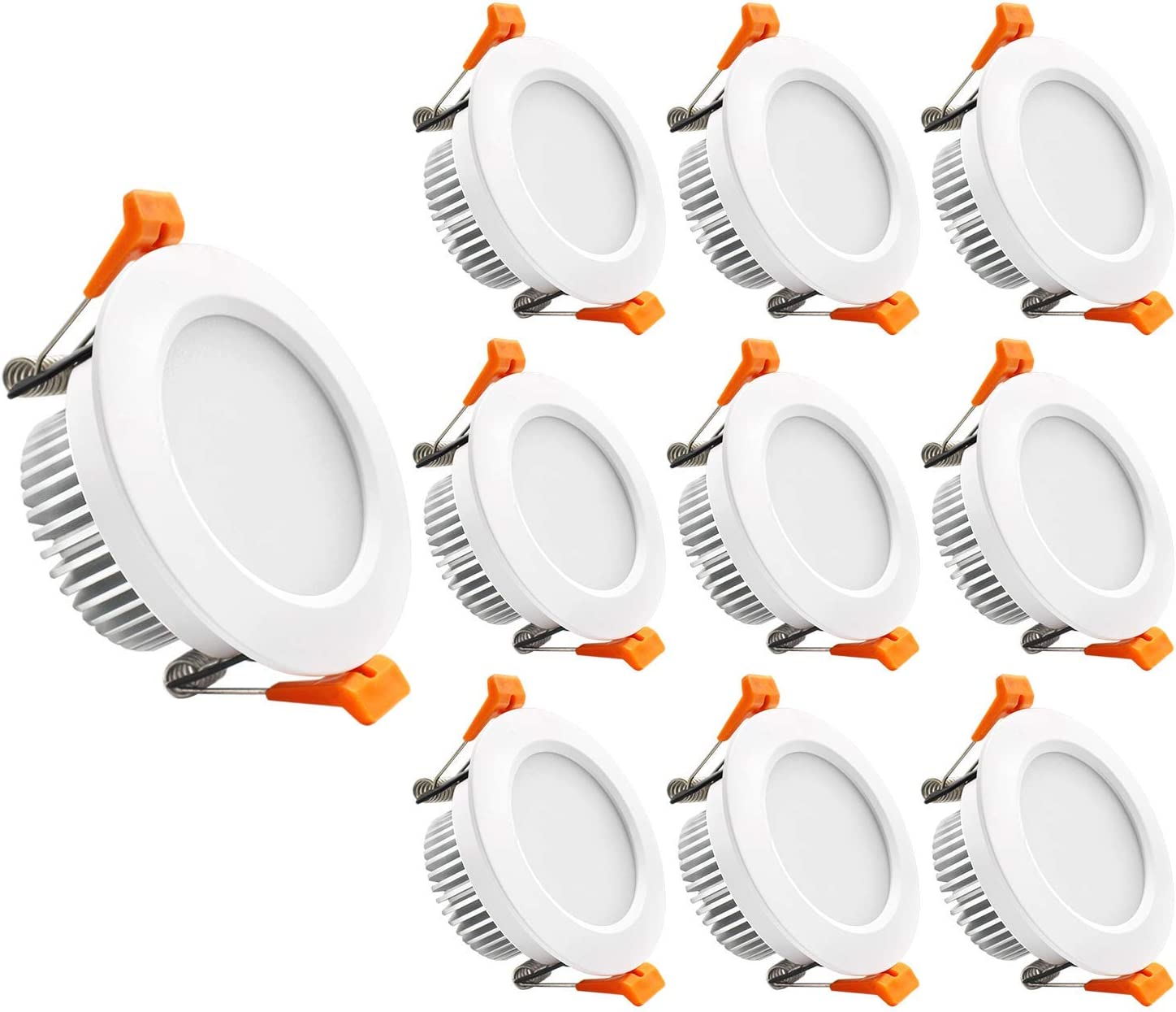 3 Inch LED Recessed Lighting Dimmable Downlight, 5W(40W Halogen ...