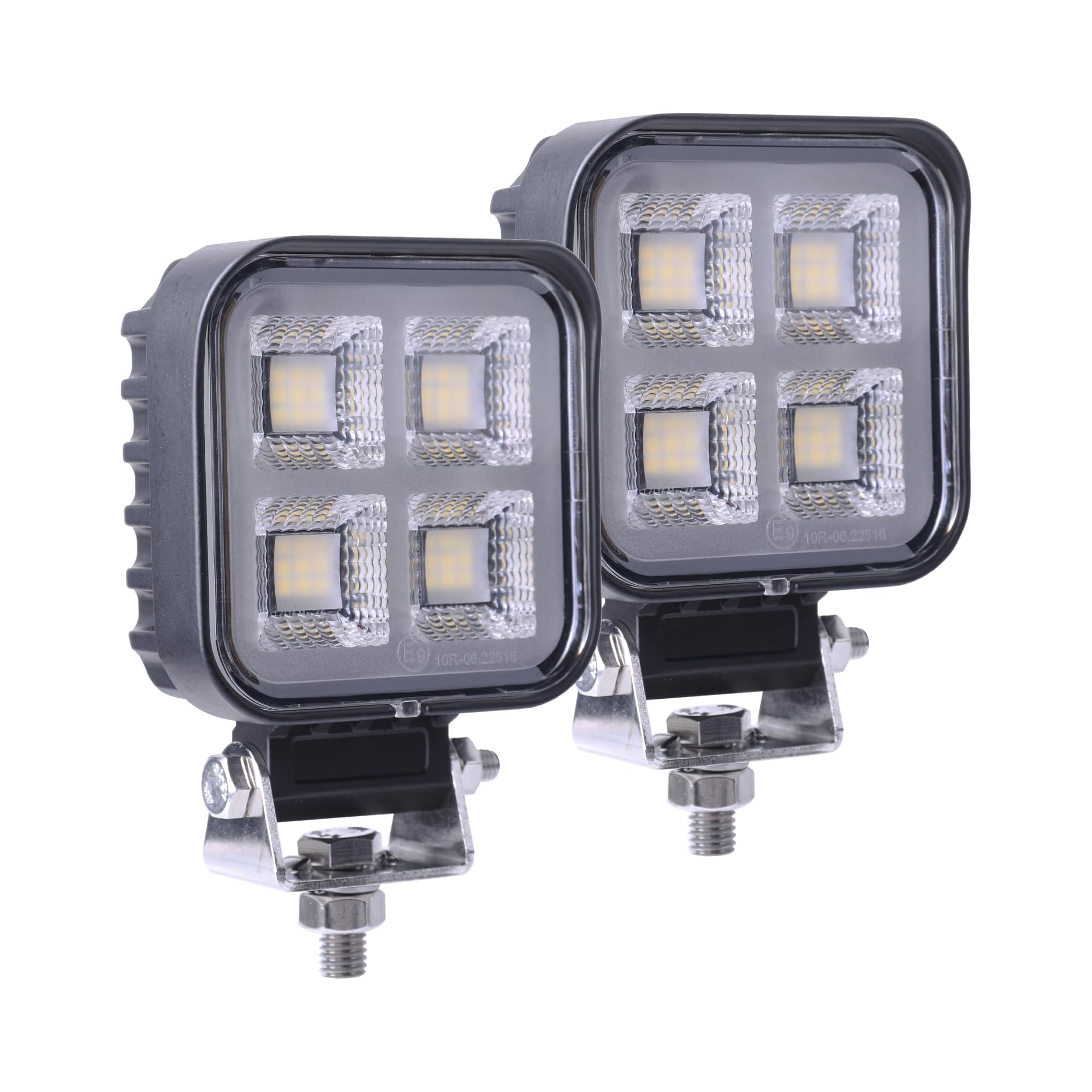 3 Inch LED Work IFF17 Light, 72W 4800lm 2PCS 12V/24V Off Road Lights ...